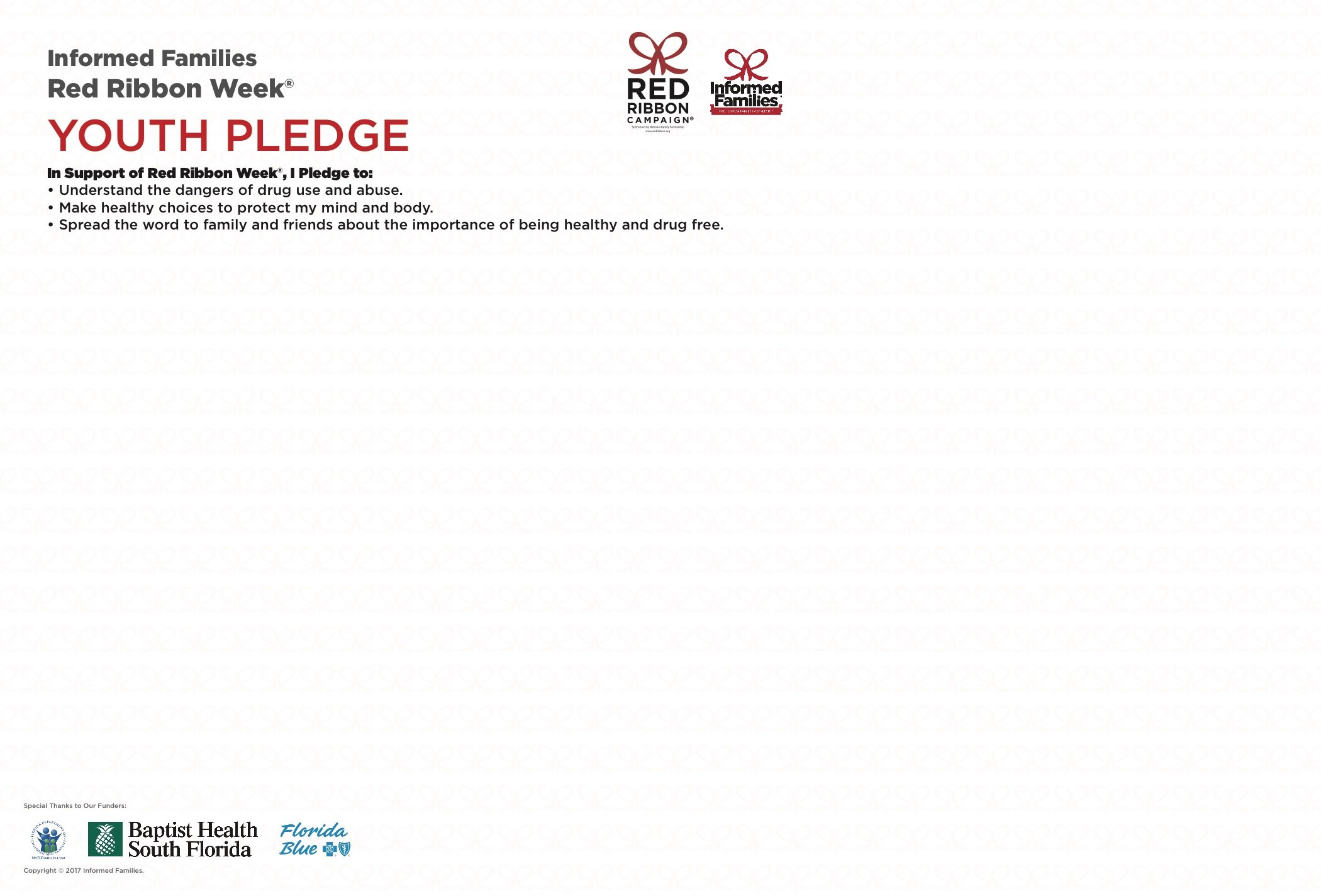 Informed Families: Red Ribbon Home Page